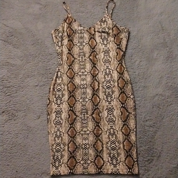 Dresses | Snake Print Dress | Poshmark